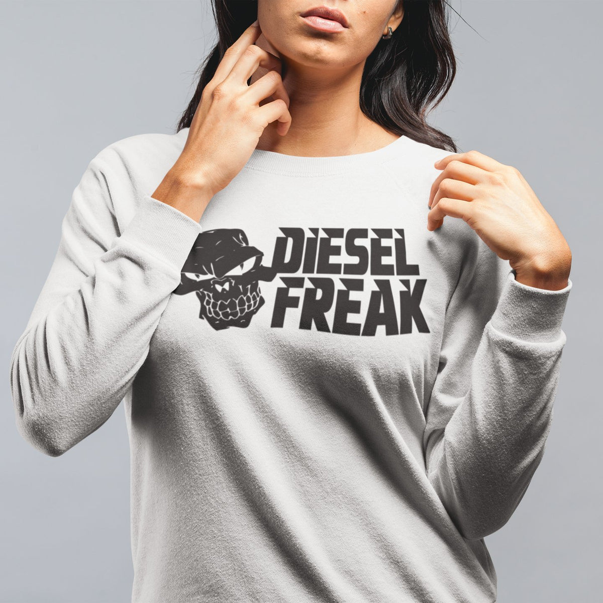 Diesel Freak Stacked Womens Crewneck - Diesel Freak
