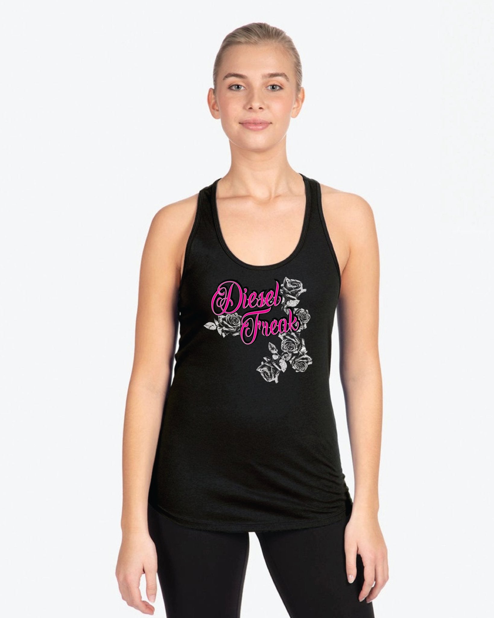 Tank Top Roses Print - Diesel Freak USA