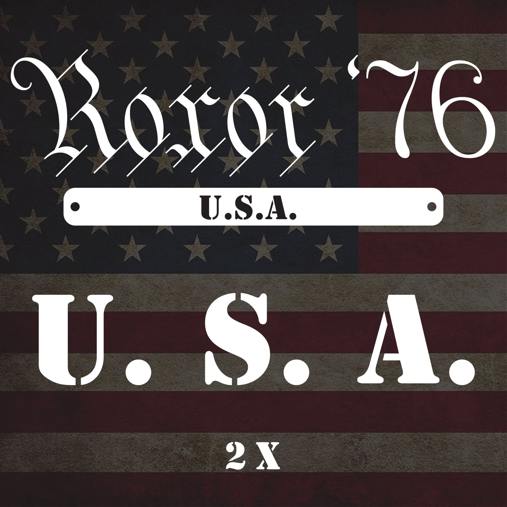 Roxor '76 - USA for hood - Diesel Freak - Diesel Freak