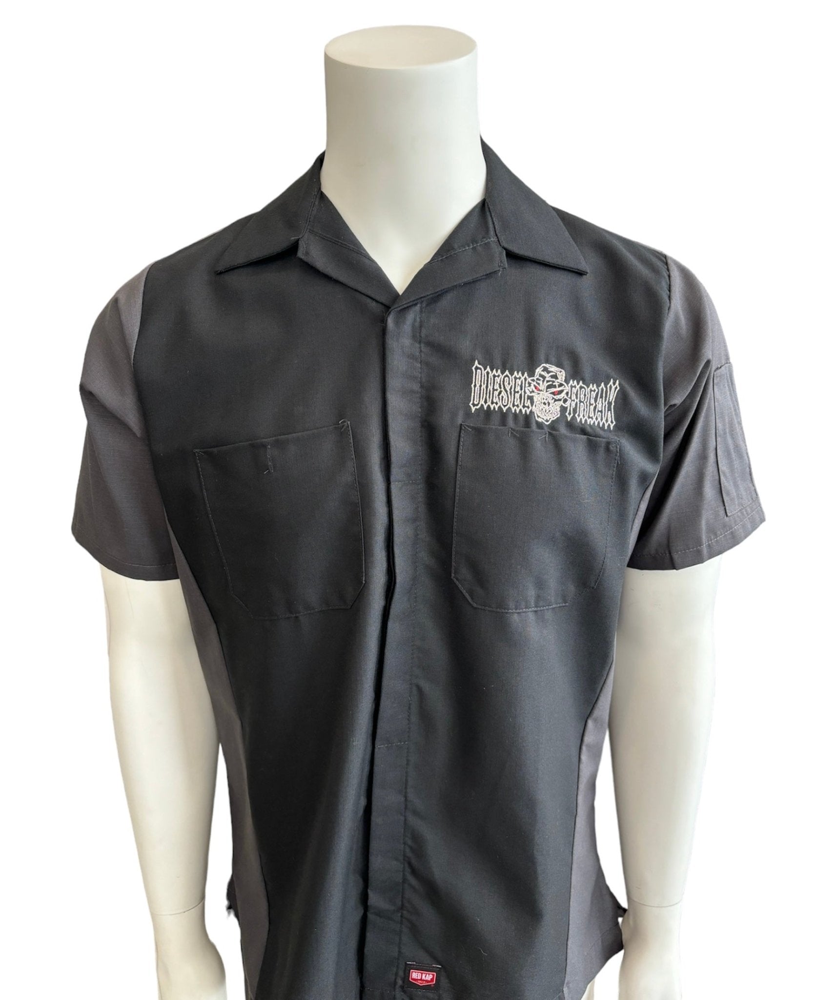 Black & Grey Diesel Freak Work Shirt - Diesel Freak - Diesel Freak
