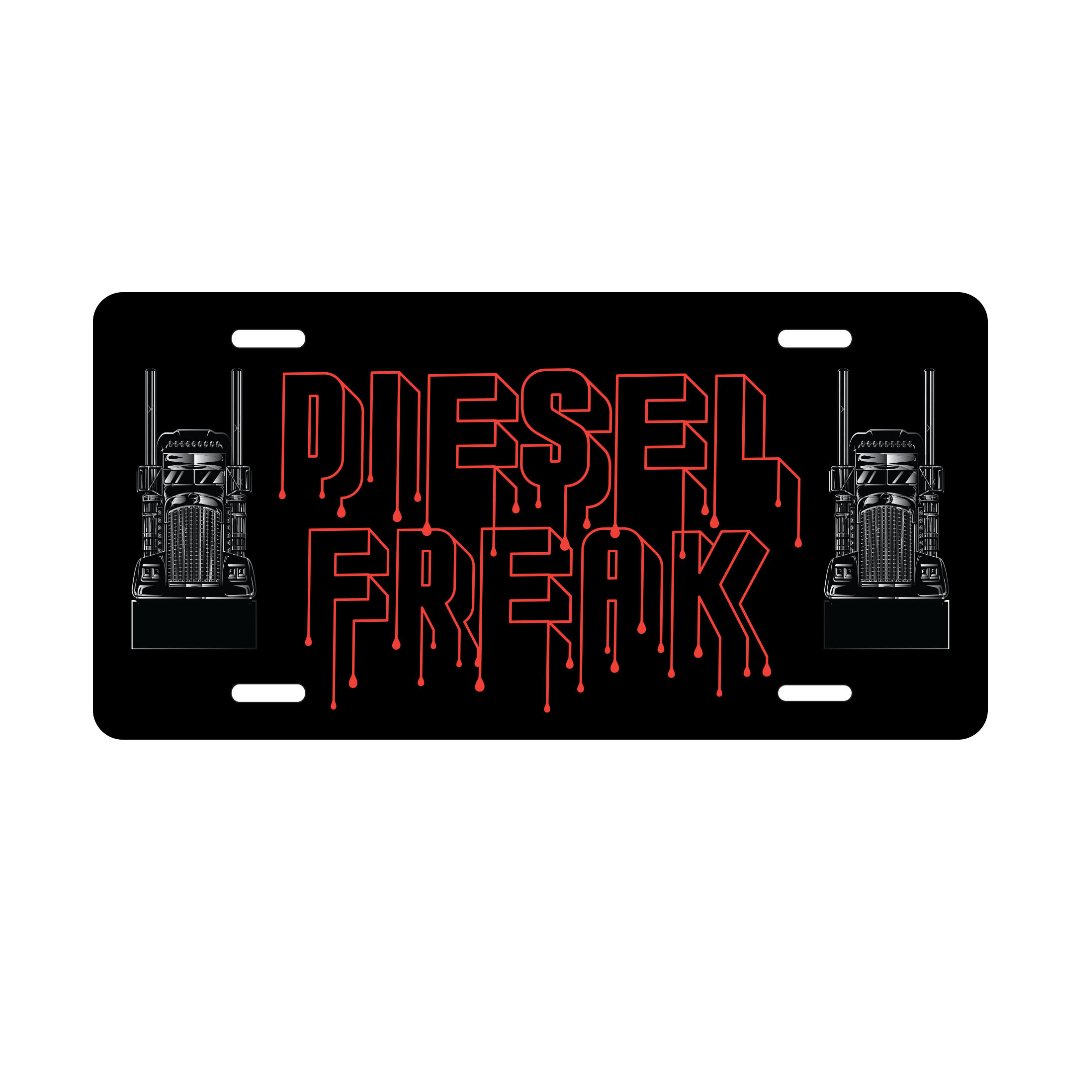 License Plates | Custom Diesel Freak Front Plates